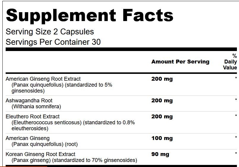 Dual Ginseng Plus 60 kapsler