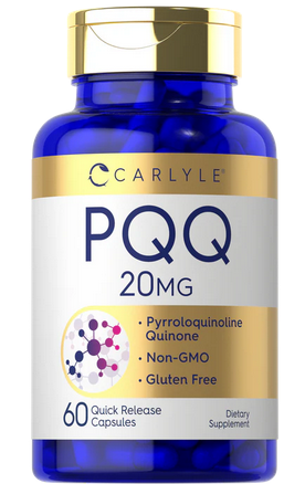 Pqq 20 mg 60 hurtigutløsende kapsler