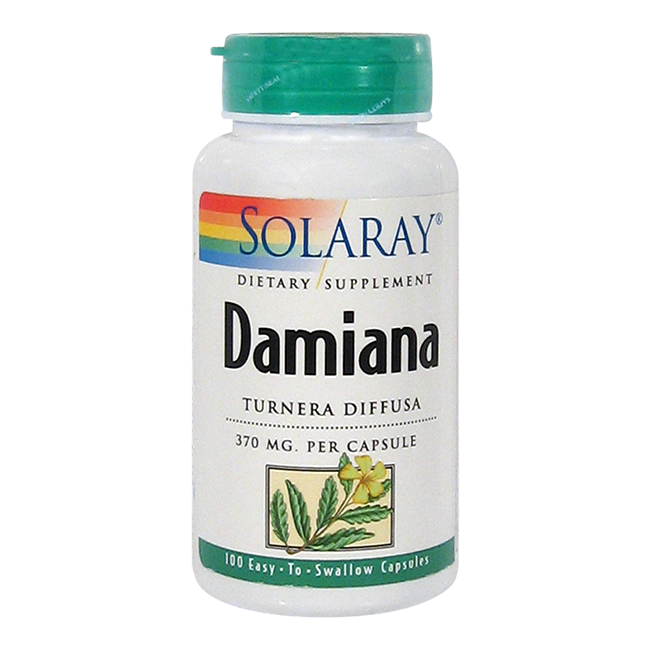 Damiana (turnera diffusa)(blad) 370 mg 100 vegetabilske kapsler.